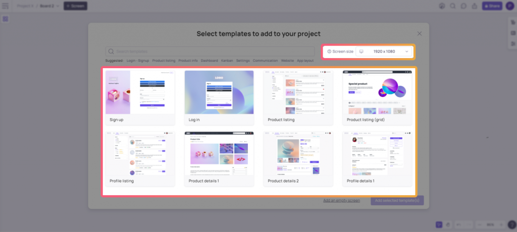 Templates - Visily